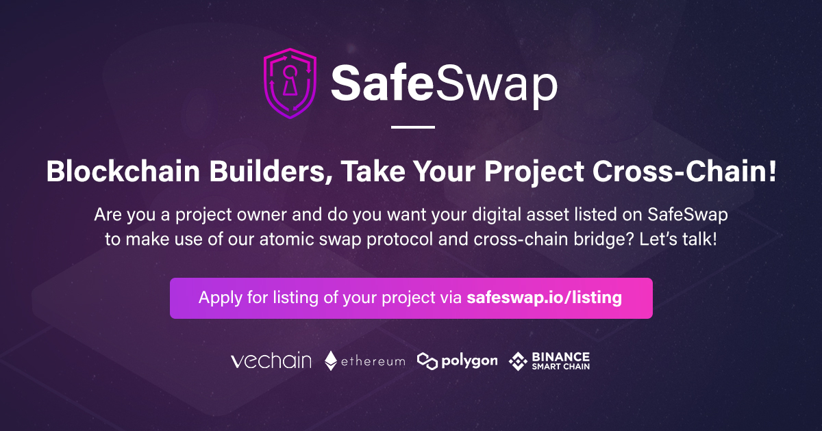 SafeSwap Listing - Take Your Project Cross-Chain